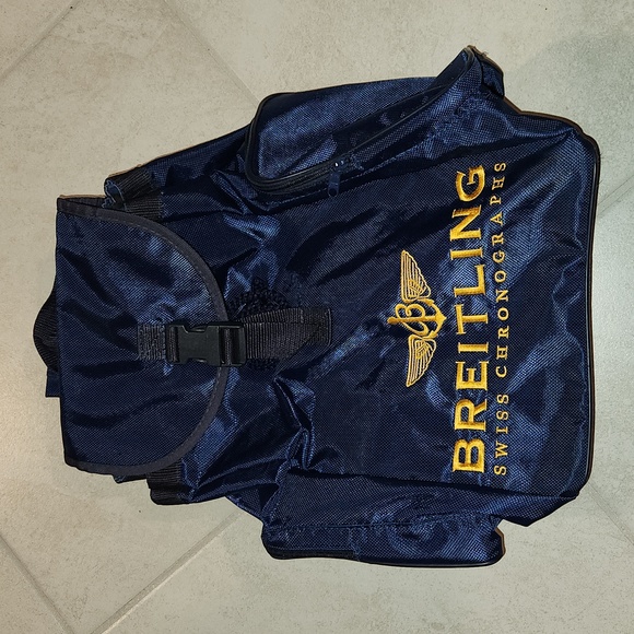 Breitling | Bags | Breitling Swiss Chronographs Backpack Vintage | Poshmark